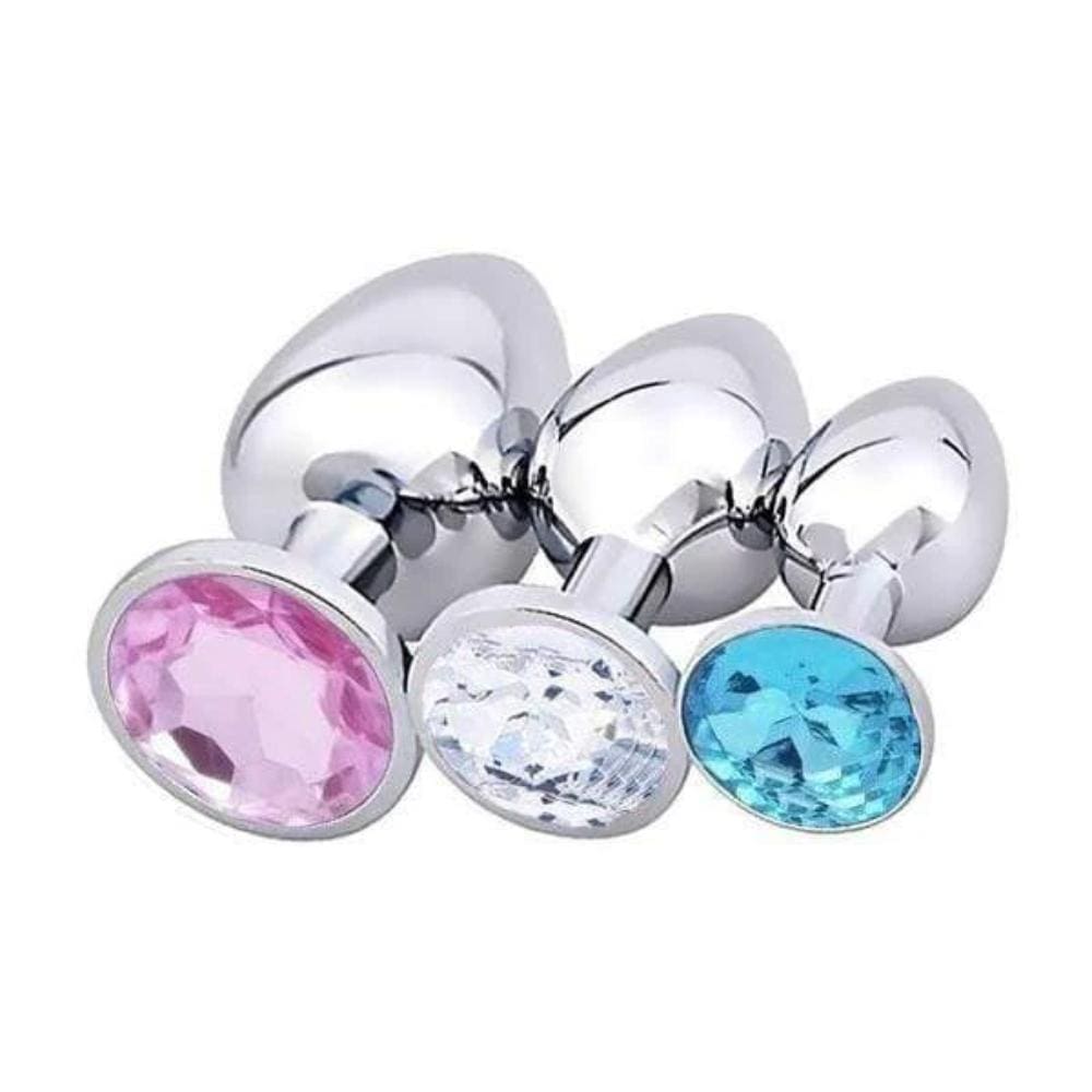 Plug-Tipped Colorful 3-Piece Jewel Pieces – Love Plugs