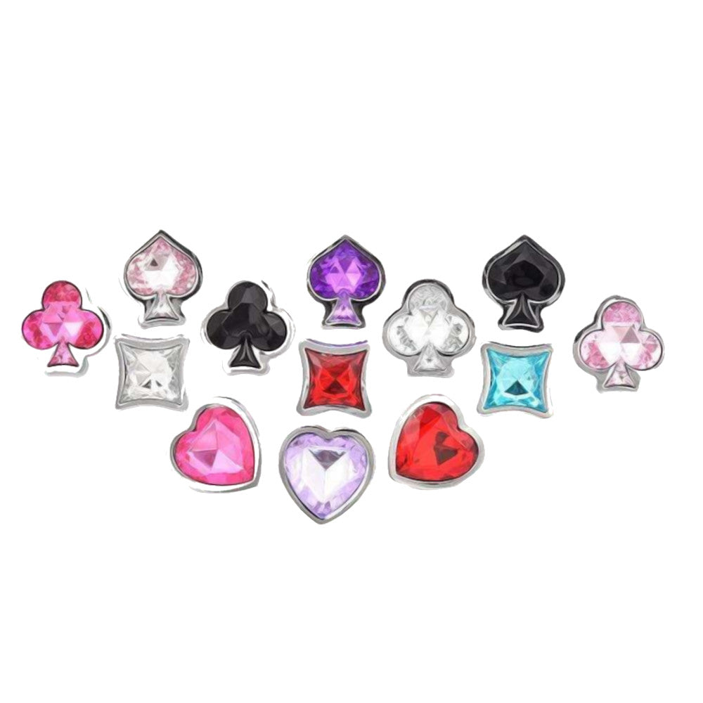 Black Spade Flared Plug Shaped Jewel Accessory – Love Plugs