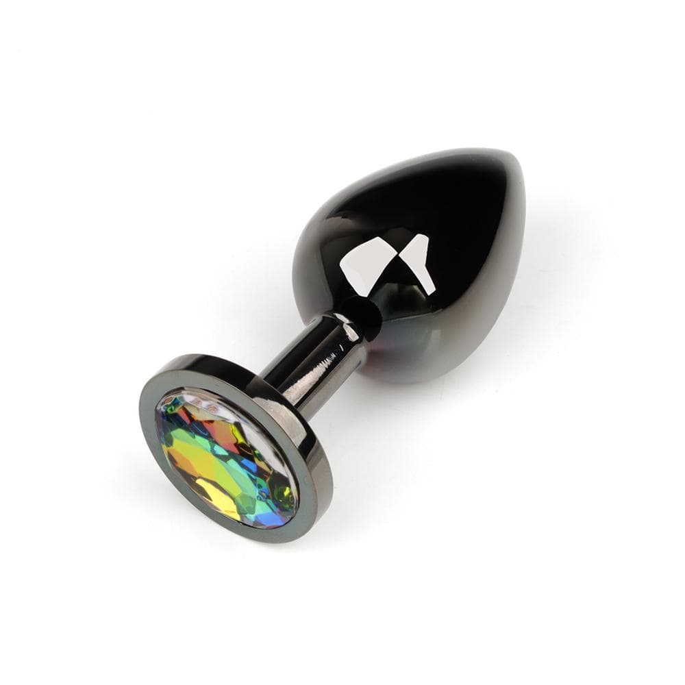 Jewel-Studded Plug Gunmetal Piece – Love Plugs